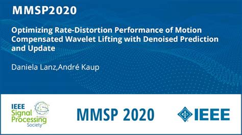 Optimizing Rate Distortion Performance Of Motion Compensated Wavelet Lifting With Denoised
