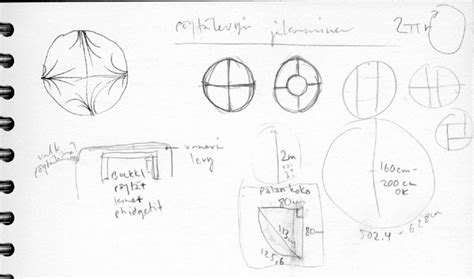 Designing The Physical Table Left Early Sketches Of The Table And The Download Scientific
