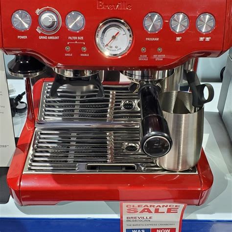 [WA] Breville BES870 (Crimson Only) $578 ($549 with RAC) in-Store Only ...