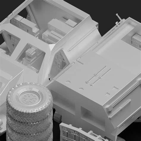 3d Printable 15m107 Listva Mine Clearing Vehicle By The Military Industrial Complex