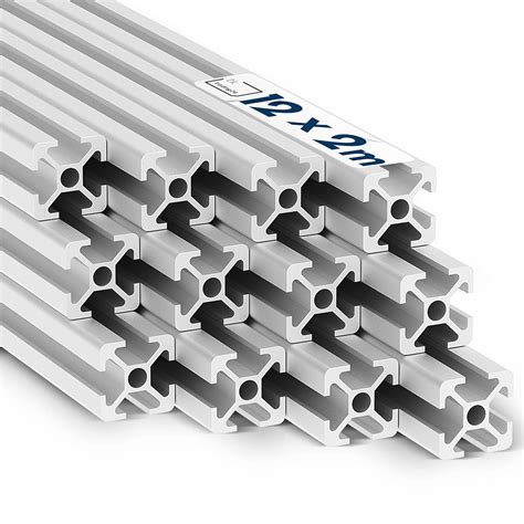 Paquete De Perfil De Aluminio De 12 20 X 20 Mm 2 M Honduras Ubuy