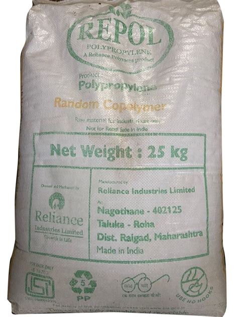 White Repol Srm100nc Polypropylene Granules For General Plastics 0 90 G Cm2 At Best Price In
