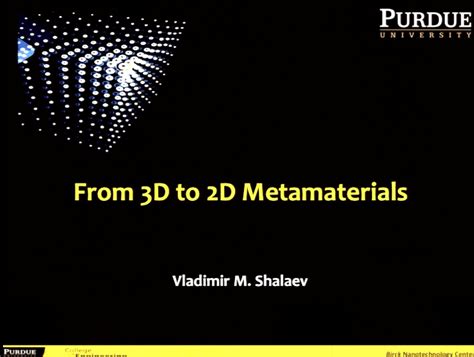 From 3d To 2d Metamaterials