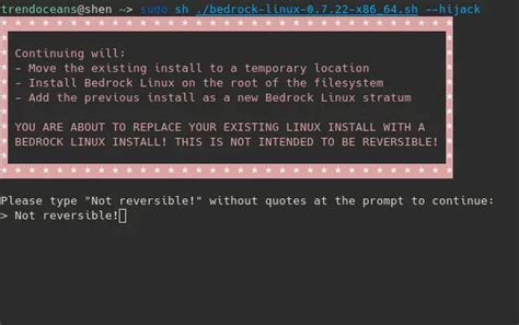 Distro Hopping Try BedRock Linux How To Install TREND OCEANS