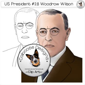 Us President 28 Woodrow Wilson By Caboose Designs Tpt