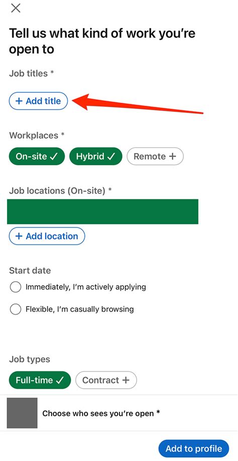 LinkedIn How To Turn On Open To Work