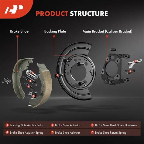 Ford Drum Brake Diagram Currie Enterprises Ford 9 In Drum Brake