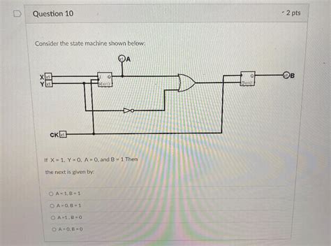 Solved Consider The State Machine Shown Below If Chegg