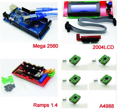 Kit Arduino Mega 2560 Ramps 14 Driver A4988 Reprap Frete R 16949