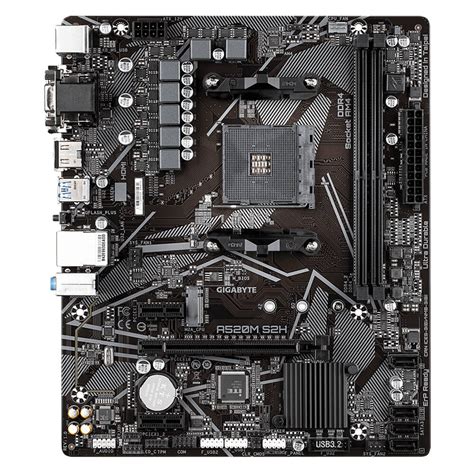 Tarjeta Madre Gigabyte A520M S2H AM4 AMD RYZEN 3000 SERIES Micro