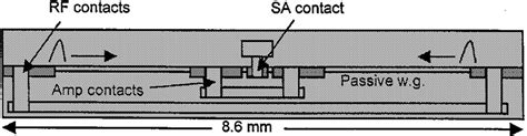 Schematic Of A Colliding Pulse Mode Locked Laser The Laser Has