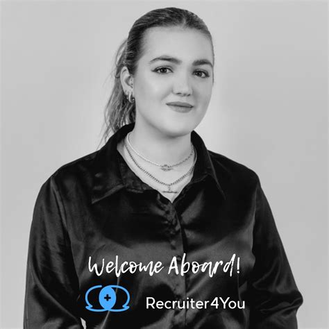 We Are Excited To Announce That Emma Grehan Has Joined Recruiter4you As