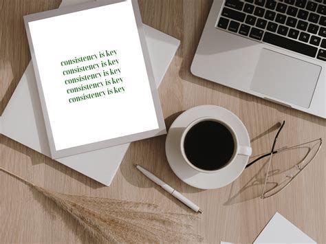 consistency is key digital printable downloadable wall decor home decor inspirational