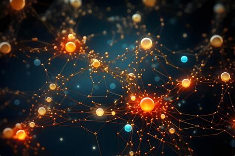 Premium Photo Digital Illustration Depicting A Complex Network Of