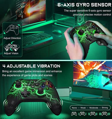 DinoFire Wireless Controller Nintendo The Pro Controller For Nintendo Switch Switch Lite OLED