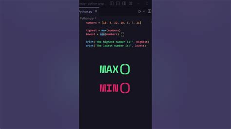 Python Challenge Find Highest And Lowest Numbers In A List Shorts Python Coding Youtube