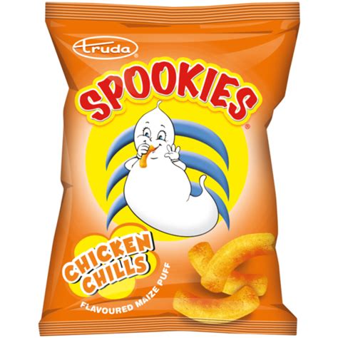 Truda Spookies Chicken Flavoured Maize Puff 50g Small Bag Chips