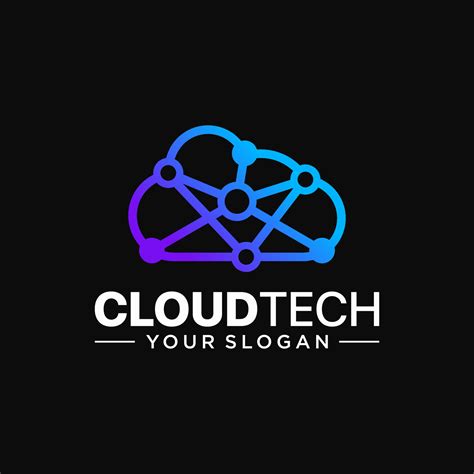Cloud Tech Logo Design Template 7922729 Vector Art At Vecteezy
