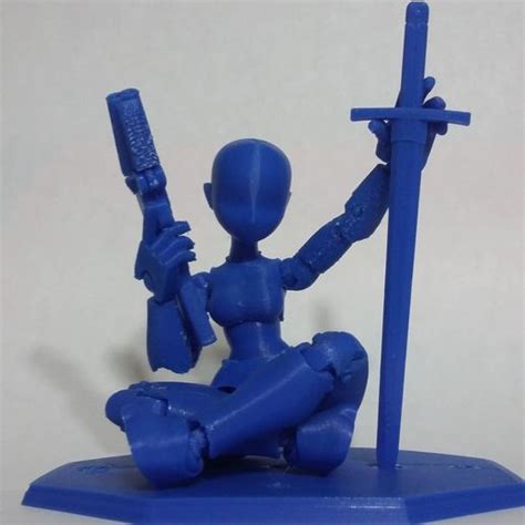 ♀️ Female Chibi Base Mesh・archivo 3d Para Impresión 3d・cults