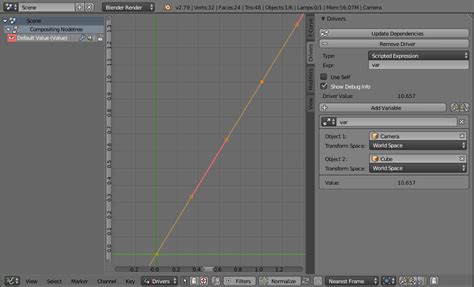 Camera Can I Use The Distance Between Two Objects To Animate A