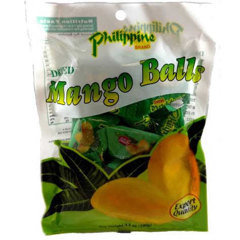 Philippine Dried Mango Balls Chewy Fruit Treats Auntie K Candy