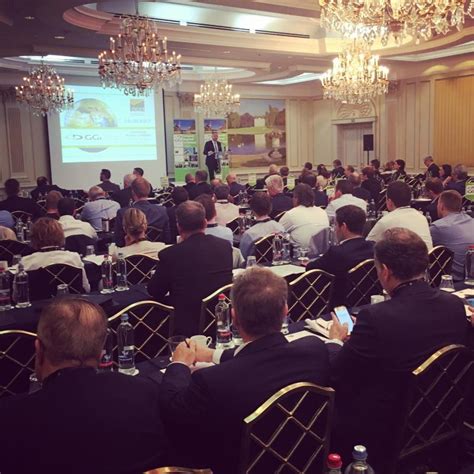 Chairman And Founder Claudio Cocca Giving Welcome Address At The Ggi European Regional Conference