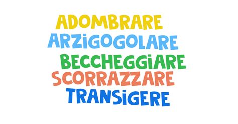 Arricchiamo Il Lessico Impariamo L Italiano