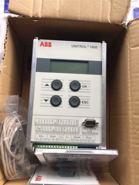 Abb Unitrol 1000 Z V3 3bhe014557r0003 Brushless Excitation System Controller Available From