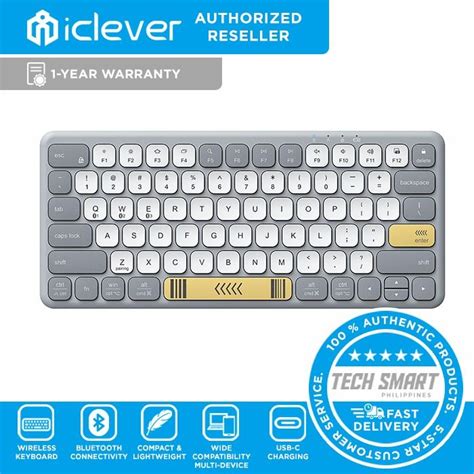 Iclever Bluetooth Keyboard For Ipad Compact Wireless Keyboard Multi