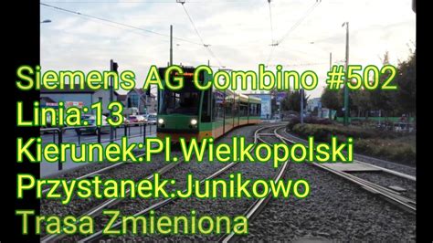 Mpk Pozna Linia Siemens Combino Youtube