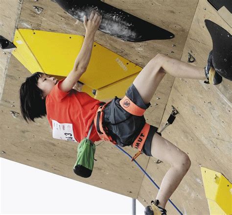 16歳の森が2度目の日本一 クライミングのリード・ジャパン杯：中日新聞web