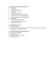 Pros And Cons Of Probation And Parole Docx Pros And Cons Of Probation