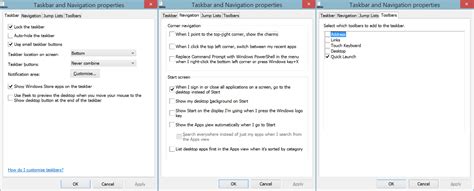 Taskbar Tweaks And Programs Windows NotebookTalk