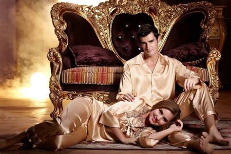 Silk Pjs Eileen West Couples Sex Counting Sheep Satin Lingerie
