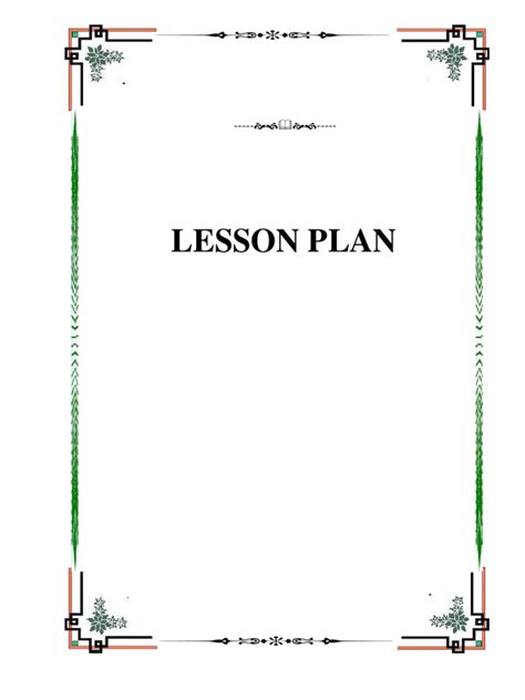 Lesson Plan Speaking Pdf Adjective Brainstorming