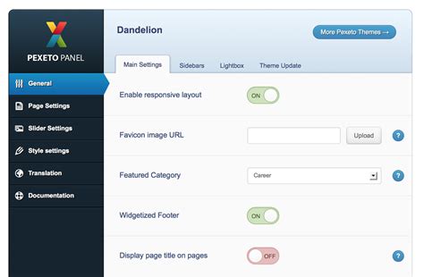 dandelion documentation