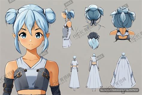 Ai创作图动漫人物设计 Q版角色设计 动画漫画角色人设 角色建模 舞台人物设定 角色设定 动漫卡通人物造型 小米卡通女孩 Q版动画 漫画形象人设 动漫游戏造型 Cgi角色 人物形象角色设计