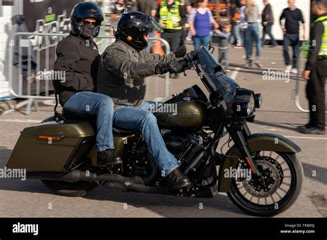 Killarney Ireland Harley Davidson Bike Fest Gathering Two Riders On