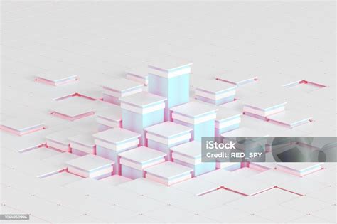 깨진된 구조와 추상 타일 배경입니다 3 차원 일러스트 레이 션 0명에 대한 스톡 사진 및 기타 이미지 0명 개발 기이함 Istock
