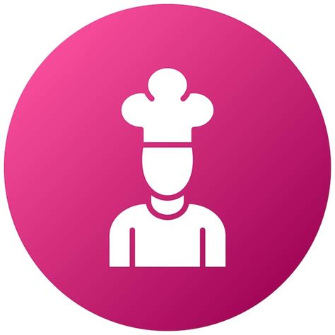 Vector Design Chef Icon Style Premium Vector