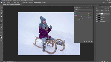 Create Realistic Snow In Photoshop