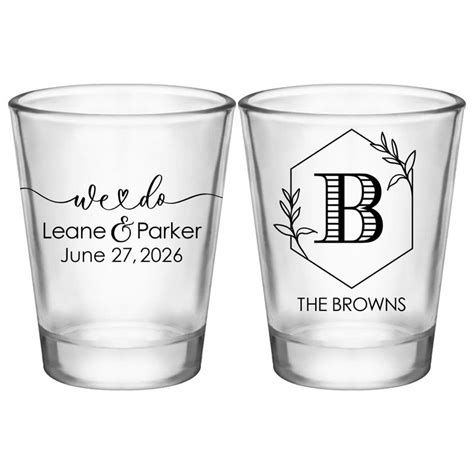 Wedding Shot Glasses Etsy