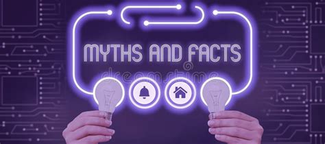 Inspiration Showing Sign Myths And Factsoppositive Concept About Modern