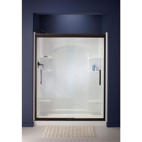Sterling Finesse 59 58 In X 70 116 In Heavy Semi Frameless Sliding