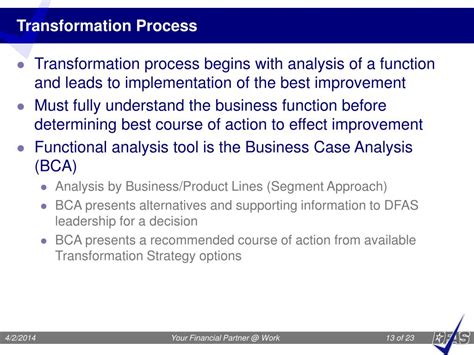 PPT DFAS Road To Transformation PowerPoint Presentation Free
