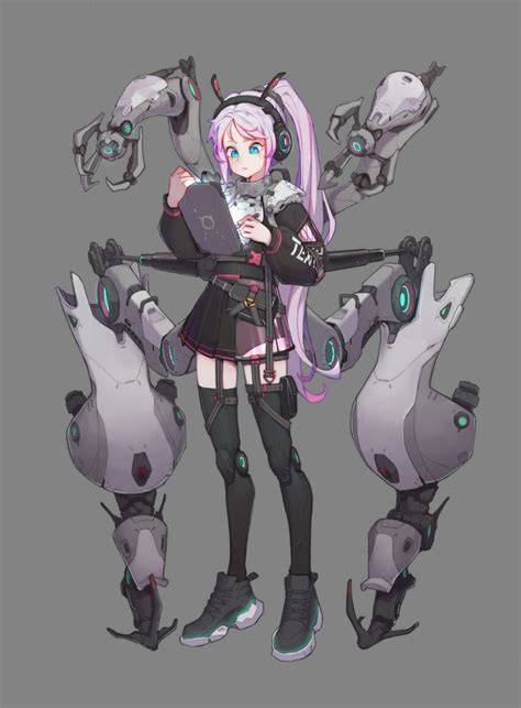 Safebooru 1girl Absurdres Asymmetrical Clothes Black Buruma Black Footwear Black Legwear Black