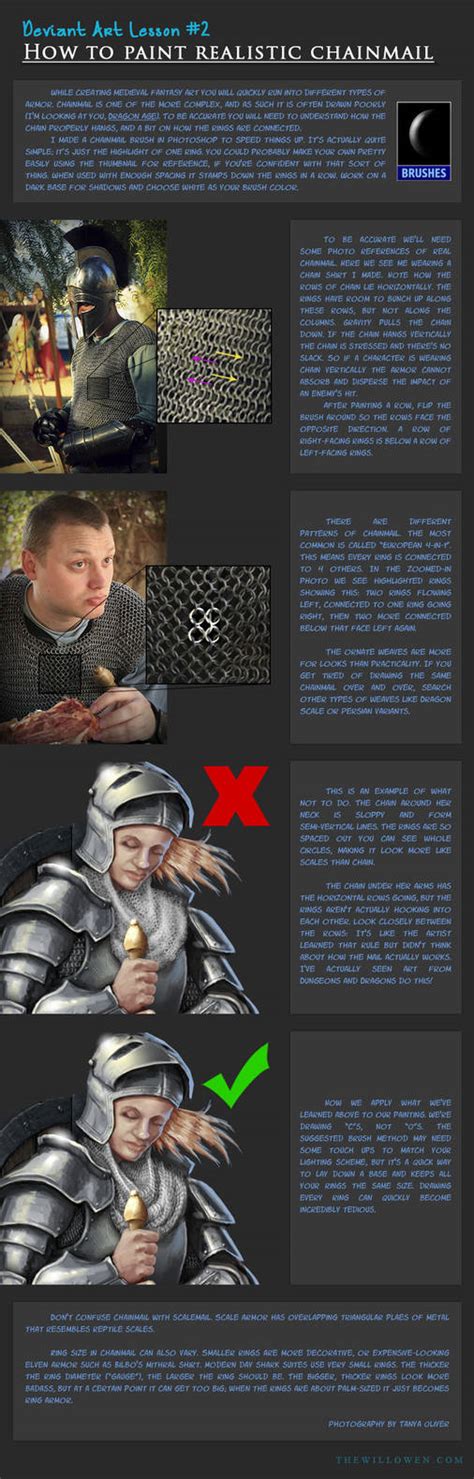 Da Lesson 2 How To Draw Chainmail By Wontkins On Deviantart