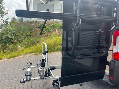 Las Sd260 Fahrradträger Ausziehbar Für Kastenwagen Ducato T5 T6 In