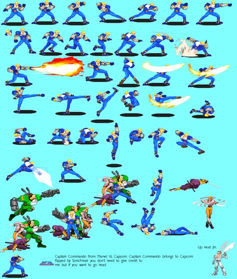 Marvel Vs Capcom 2 Character Sprites
