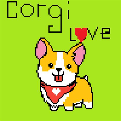 Pixilart Corgi Love By Penguin Owner